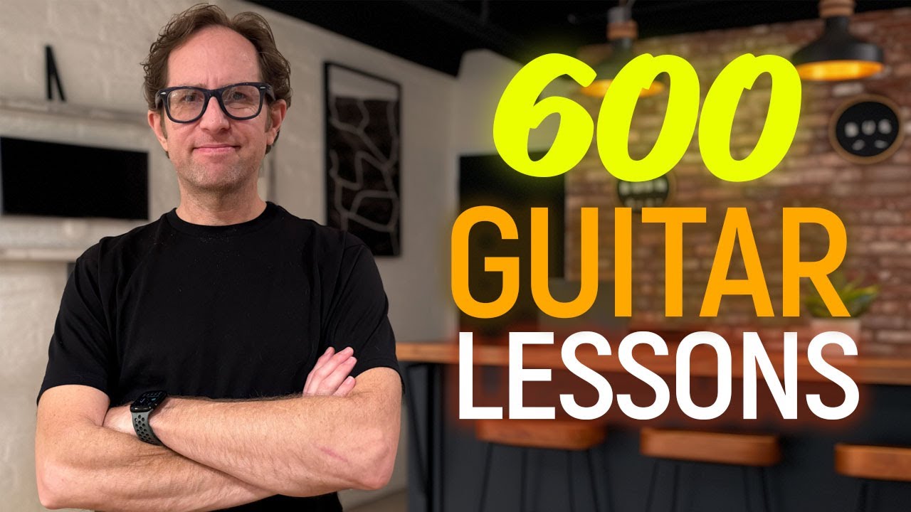 I just completed my 600th in-depth guitar lesson. What's next? - YouTube