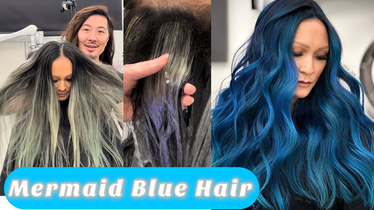MERMAID BLUE HAIR 🧜🏼‍♀️/ SuperPower Ocean Reign, Night Warrior, Blue ...