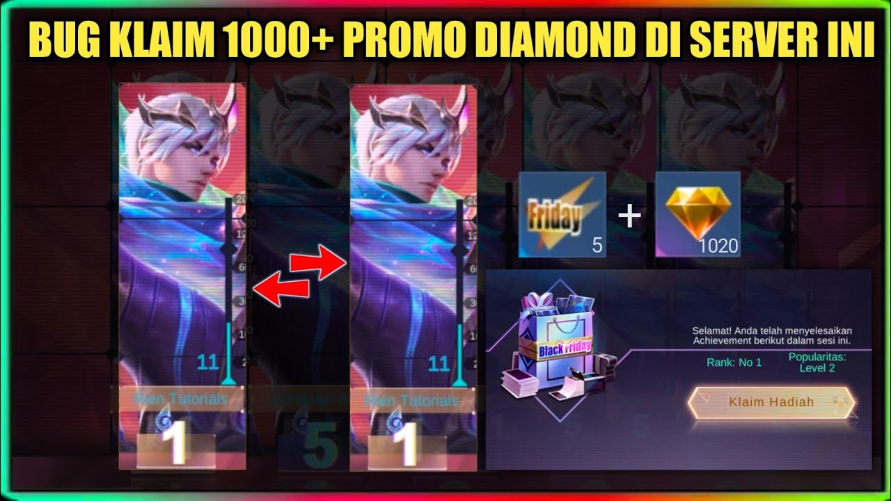 BUG EVENT PROMO DIAMOND SERVER LUAR NEGERI - YouTube