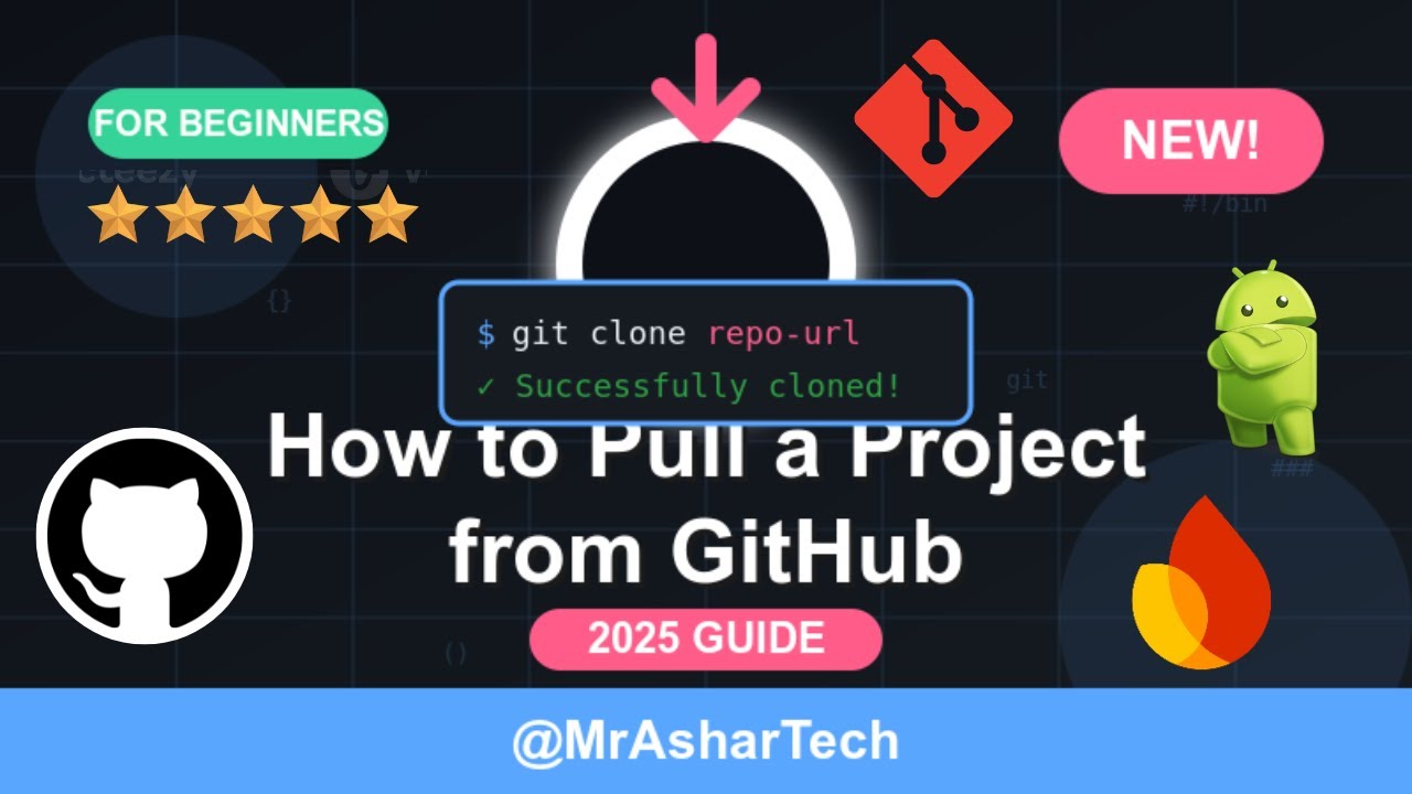 How to Pull a Project from GitHub 2025 Clone GitHub Repository #github #githubrepository - YouTube