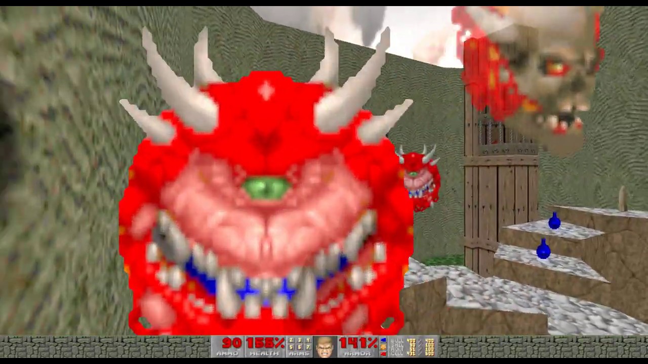 Doom II (Map17: Tenements) walkthrough 100% Kills, Secrets and Items ...