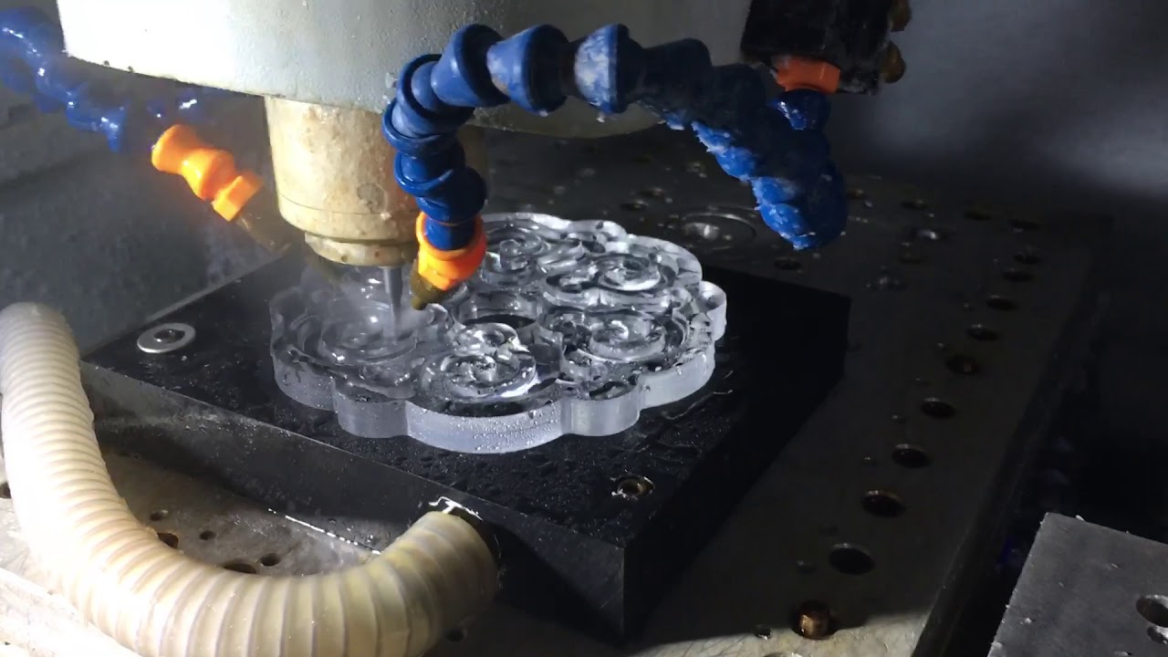 acrylic CNC showco - YouTube