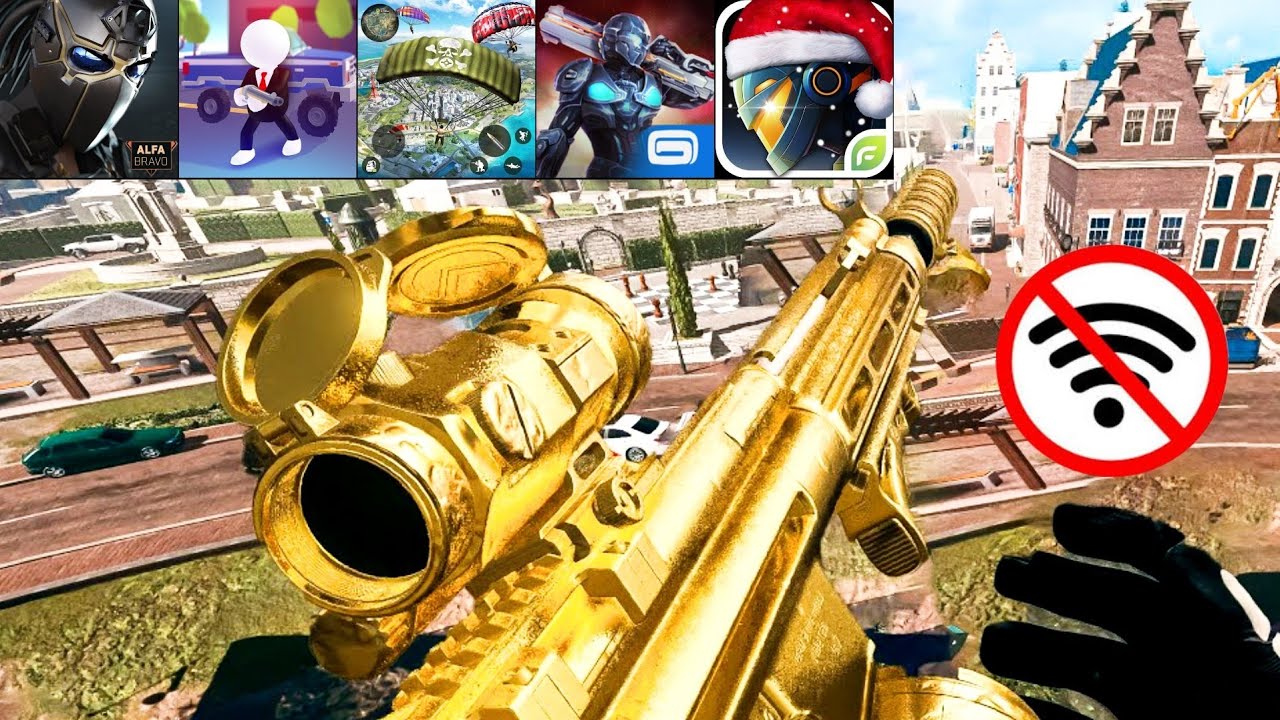 Top 5 Offline FPS TPS Games For Android - YouTube