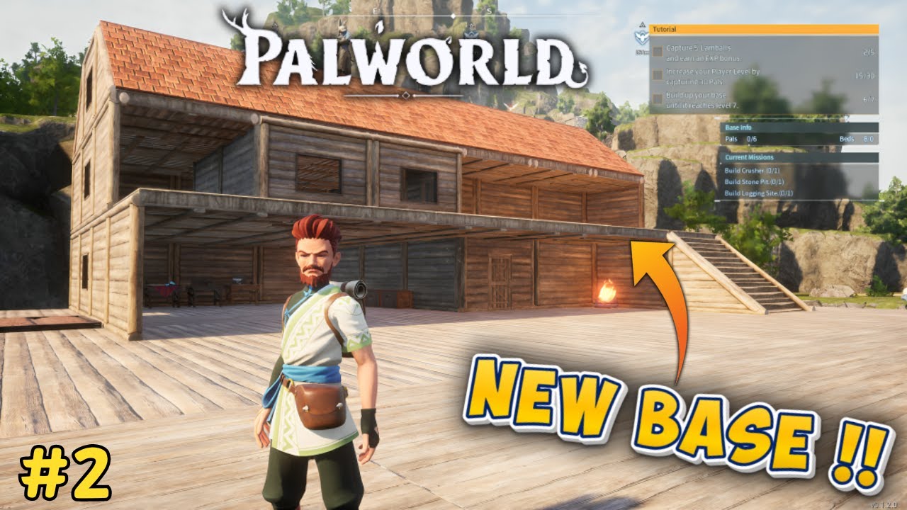 New Base Build in Palworld | Palworld Gameplay - YouTube