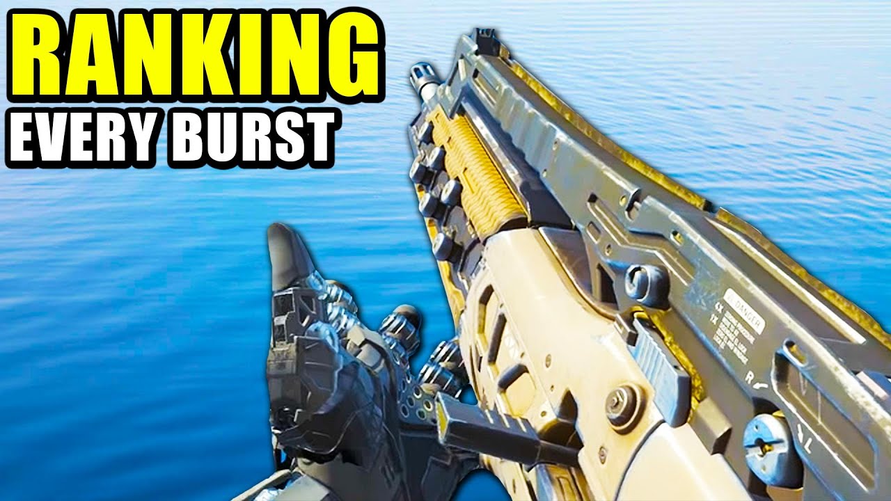 Ranking Every BURST WEAPON in Cod History WORST to BEST - YouTube