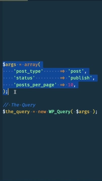 Basics of WP_Query | WordPress #buntywp #shorts #wordpress - YouTube