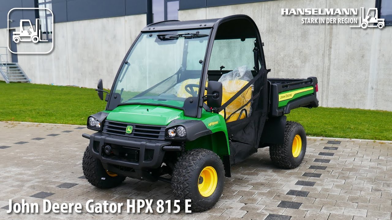 John Deere Gator HPX 815 E - YouTube
