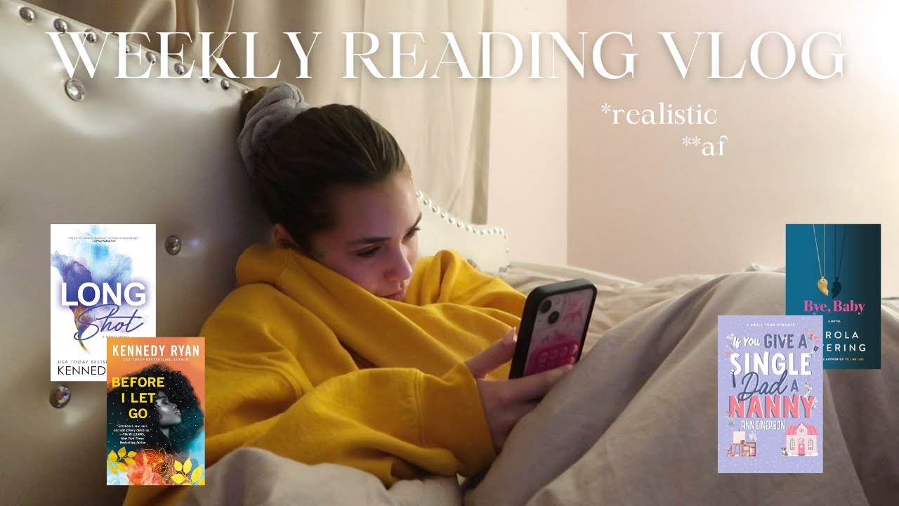 how much i *actually* read this week…..week long reading vlog 📚 - YouTube