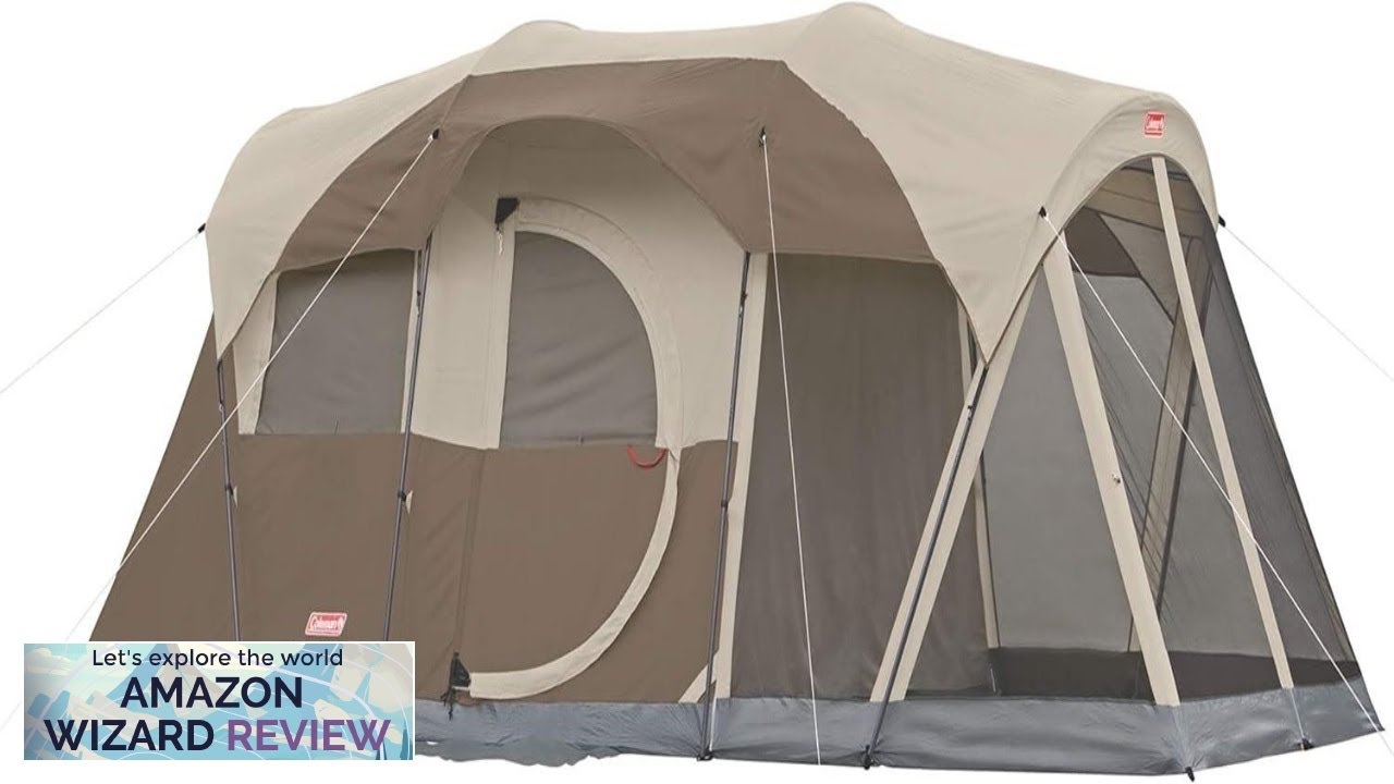 Coleman WeatherMaster Camping Tent with Screened Porch Weatherproof 6 ...