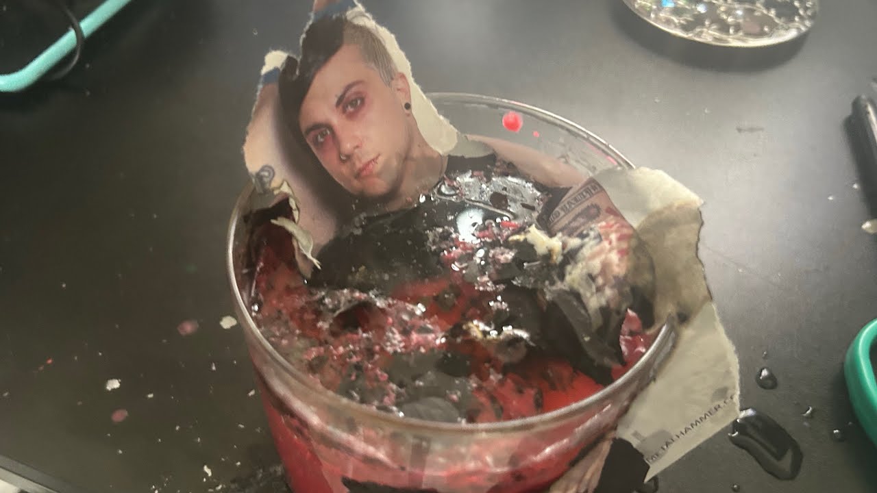 setting brendon urie and frank iero on fire and making marshmellows out ...