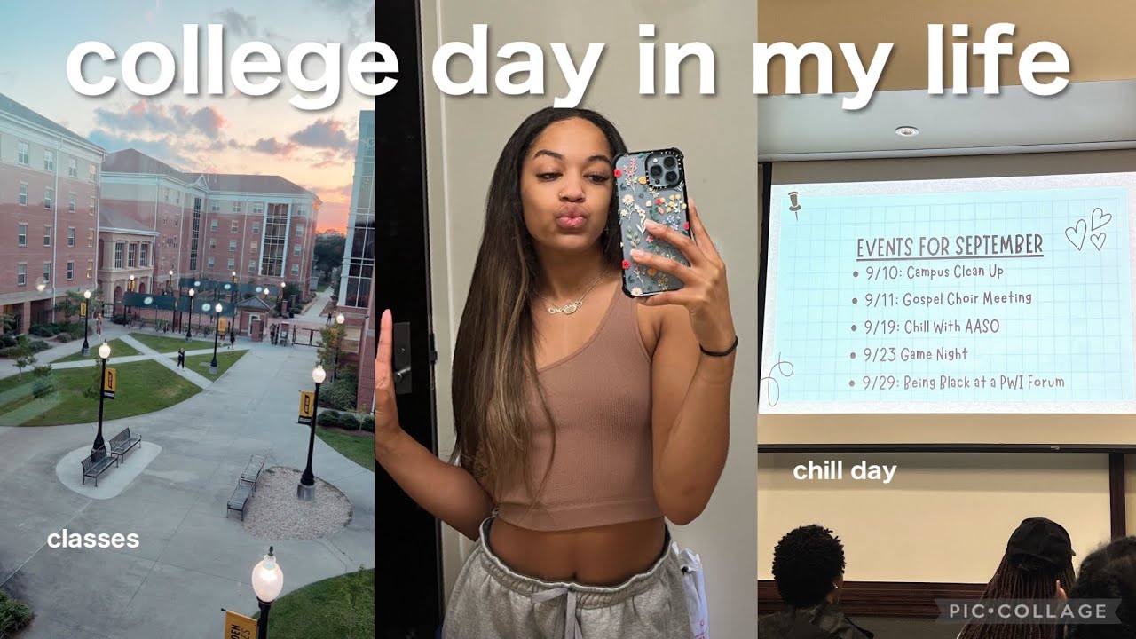 COLLEGE DAY IN MY LIFE | classes, grwm, new camera, chill day - YouTube