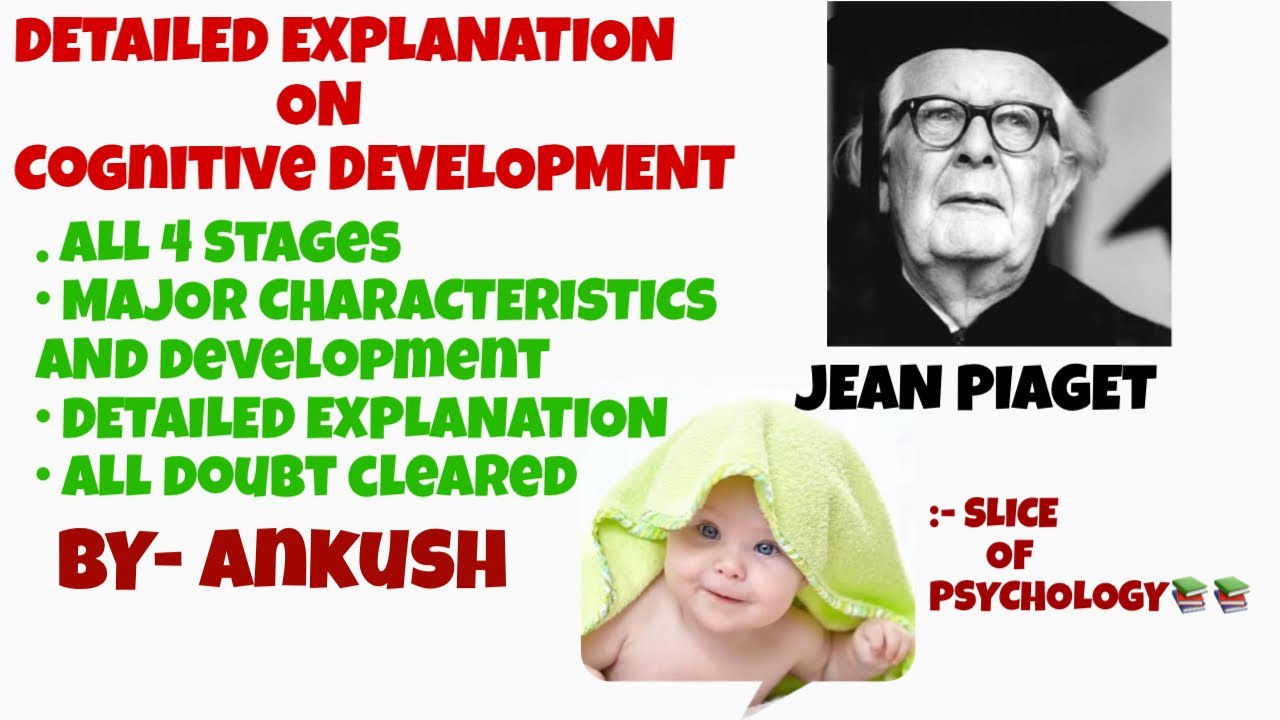 JEAN PIAGET THEORY OF COGNITIVE DEVELOPMENT|| DETAILED EXPLANATION ...