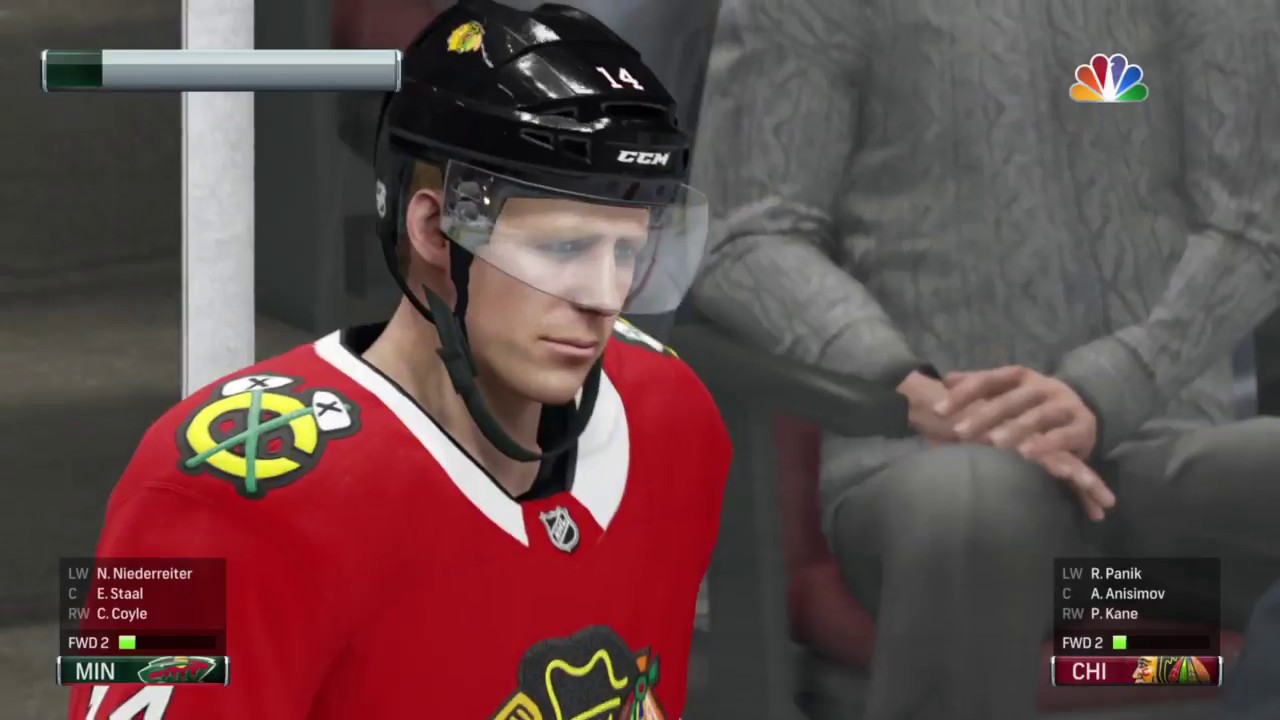 NHL® 18 Minnesota Wild vs Chicago Blackhawks - YouTube