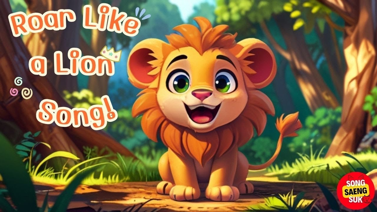 Roar Like a Lion Song! | kidsvideo by Song Saeng Suk - YouTube