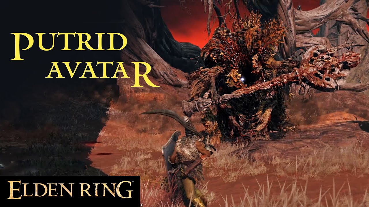 Elden Ring - Putrid Avatar Mini Boss (Blind Playthrough) - YouTube