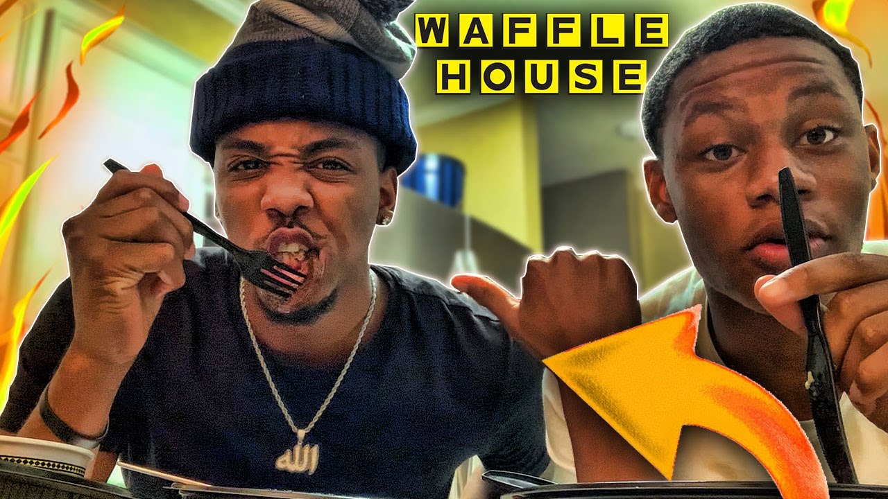 DO ME AND TY BRAZY HAVE BEEF?😳 ...WAFFLE HOUSE MUKBANG WITH AJ - YouTube