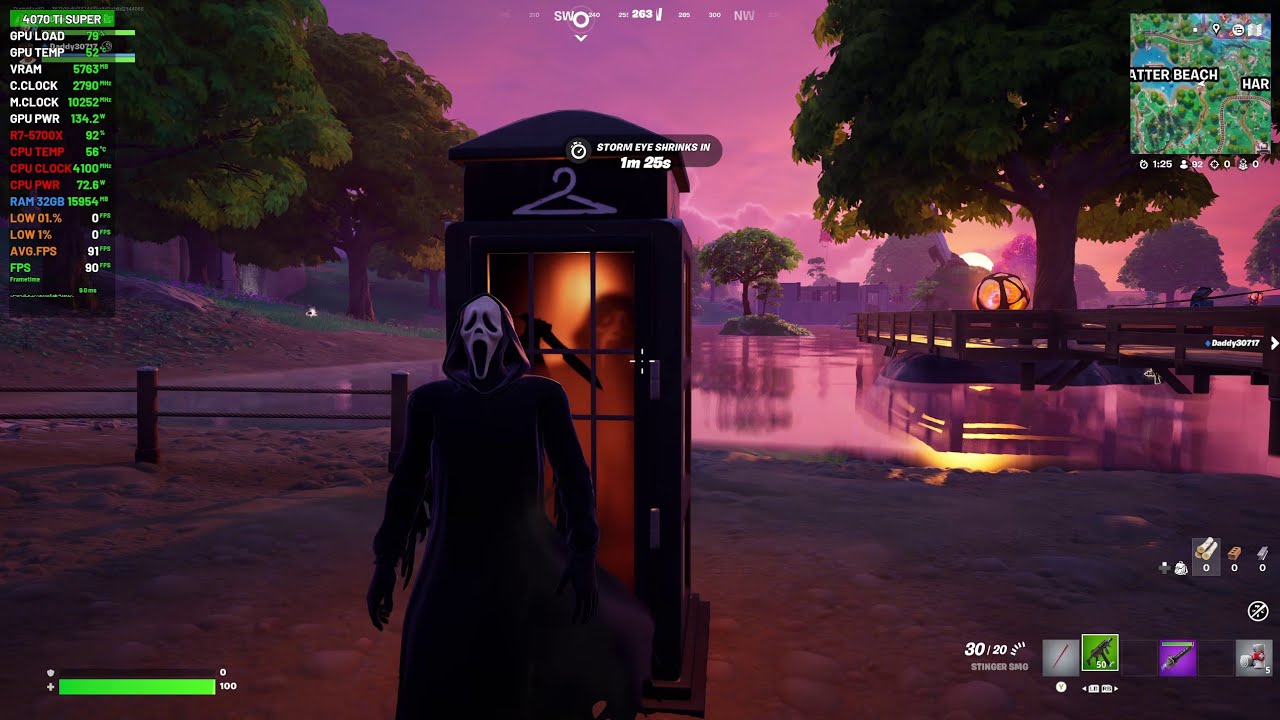 Fortnite - Ghost Face Scream Cosplay : RTX 4070 Ti SUPER [ 1440pᴴᴰ ...