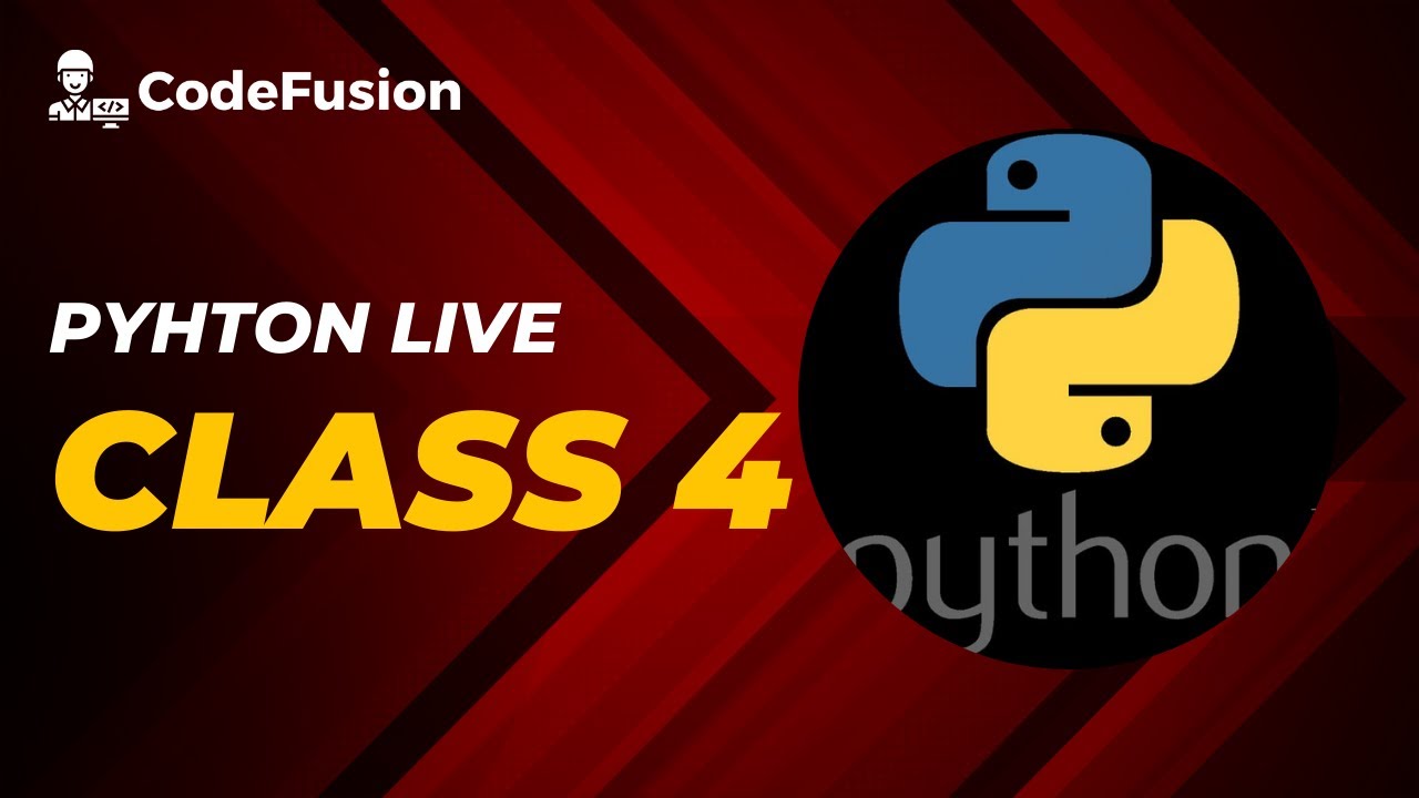 Python Live Class 4 Youtube 4318