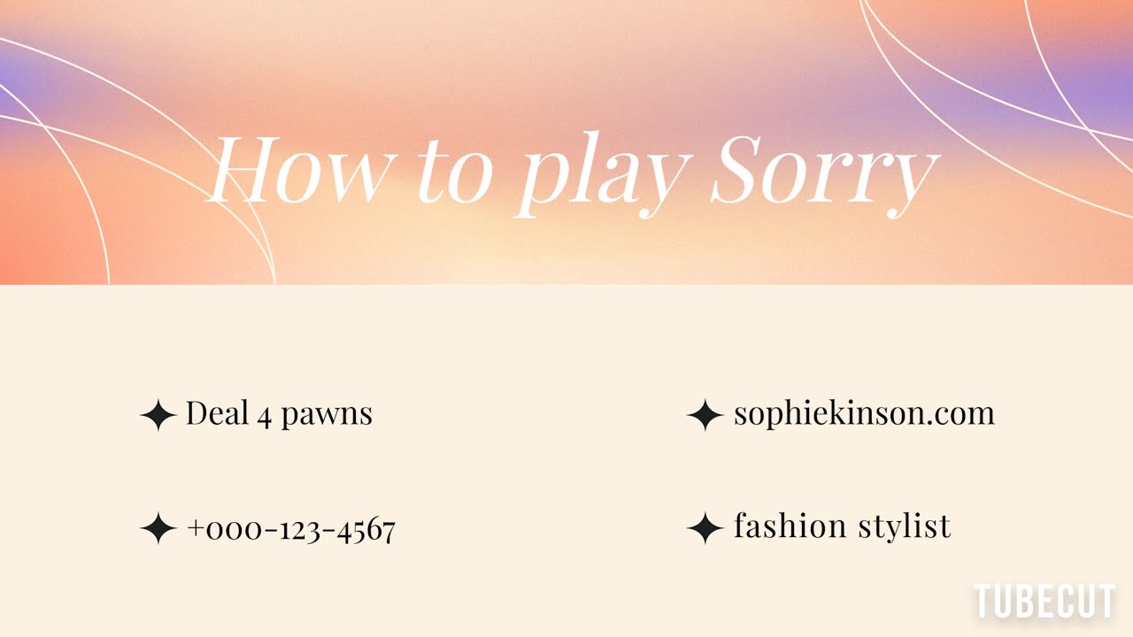 How to play Sorry! - YouTube