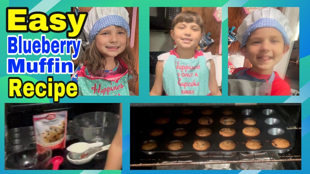 Easy Blueberry Muffin Recipe - YouTube
