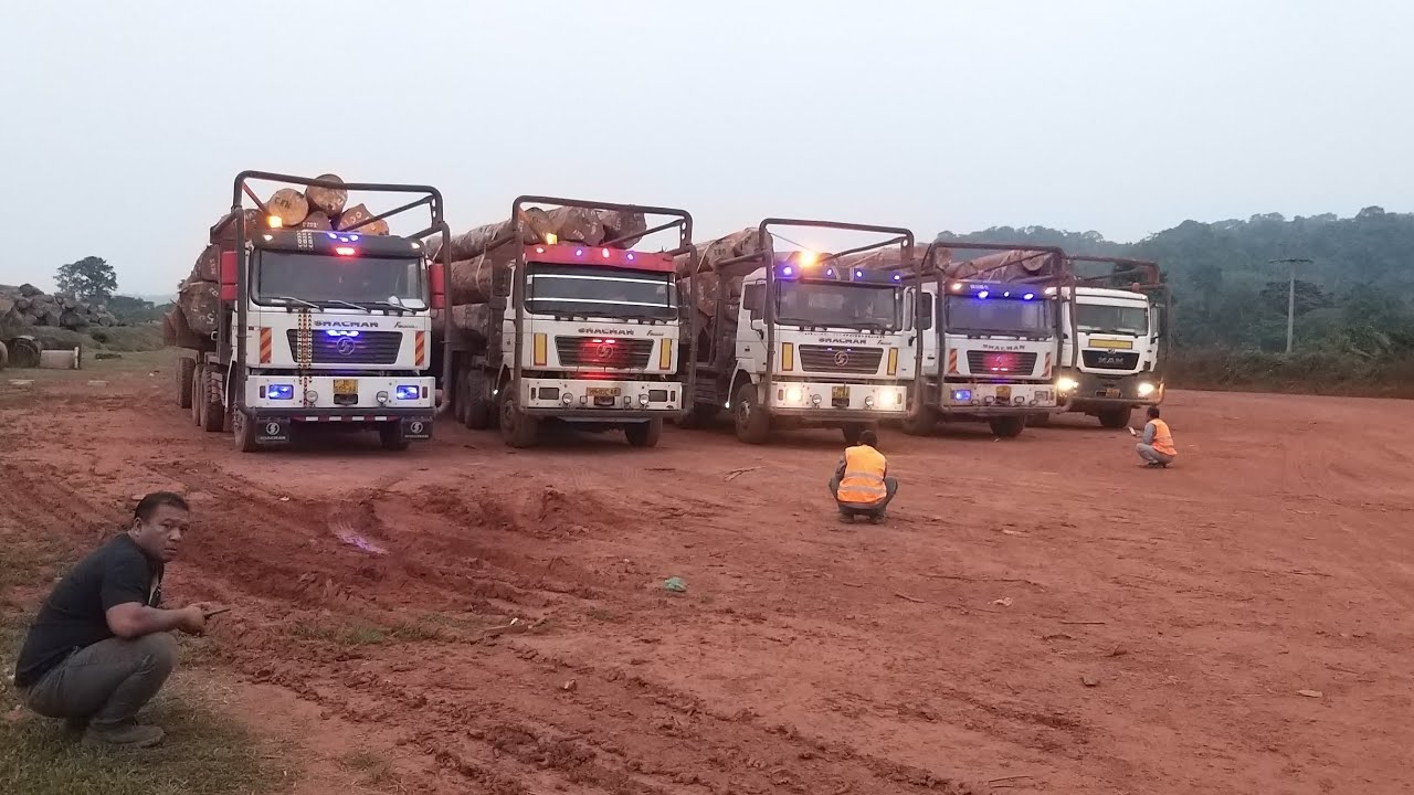 PERSIAPAN CONVOI LOGGING TRUCK AFRIKA.....#pejuang devisa# 🇬🇦🇬🇦🇬🇦GABON ...