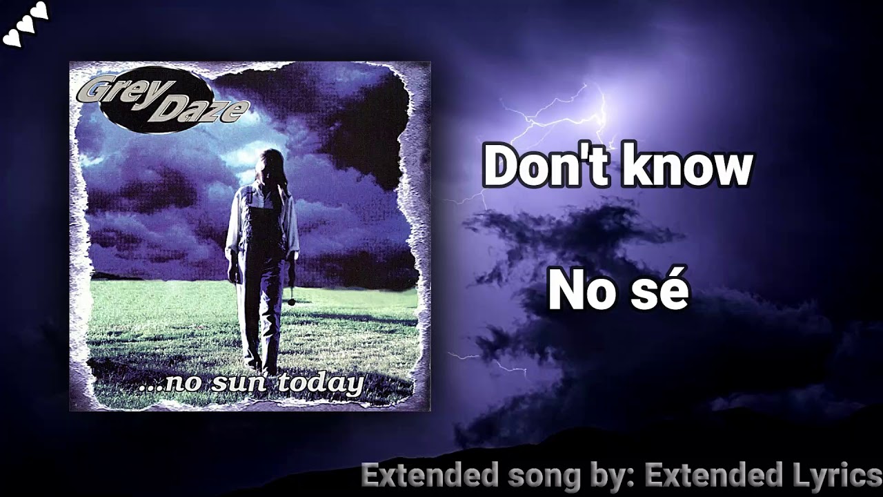 Grey Daze - Sometimes [Extended] (Lyrics / Sub Spanish) - YouTube