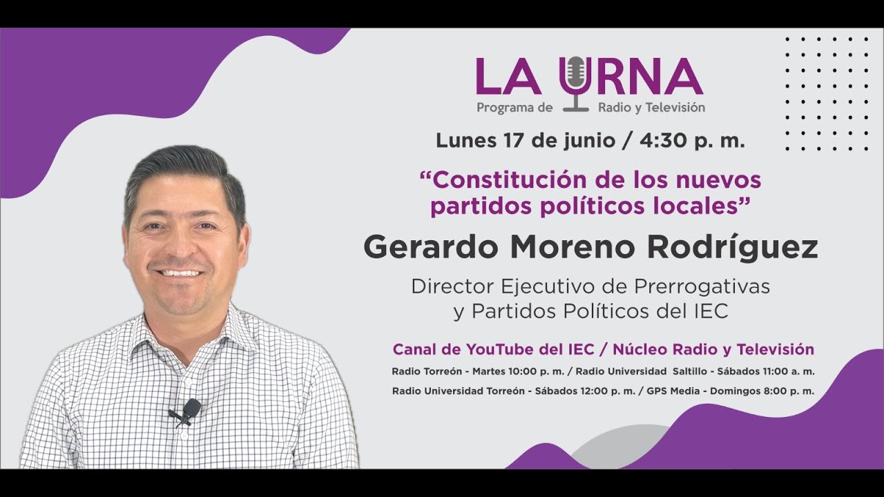 La Urna, programa de Radio y Televisión del IEC. Junio 17 de 2024 - YouTube