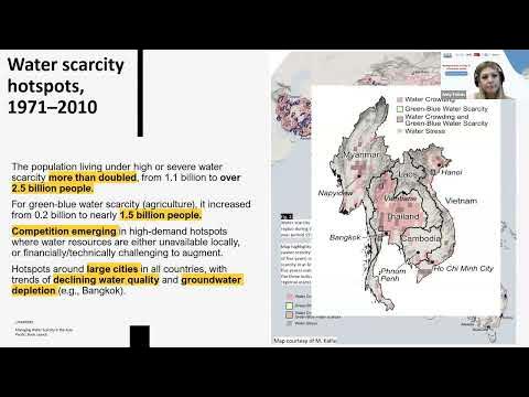 Webinar launch of 'Managing water scarcity in Asia and the Pacific ...