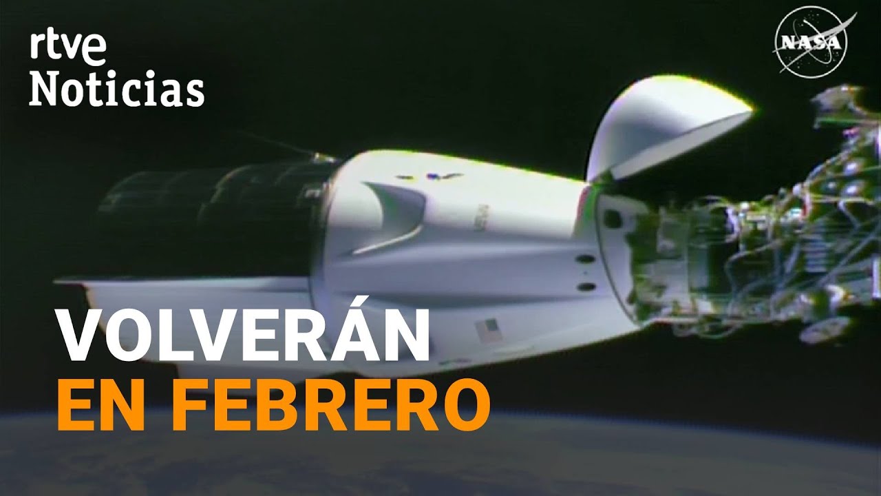 EE.UU.: Llega a la ESTACIÓN ESPACIAL la NAVE de RESCATE con los DOS ...