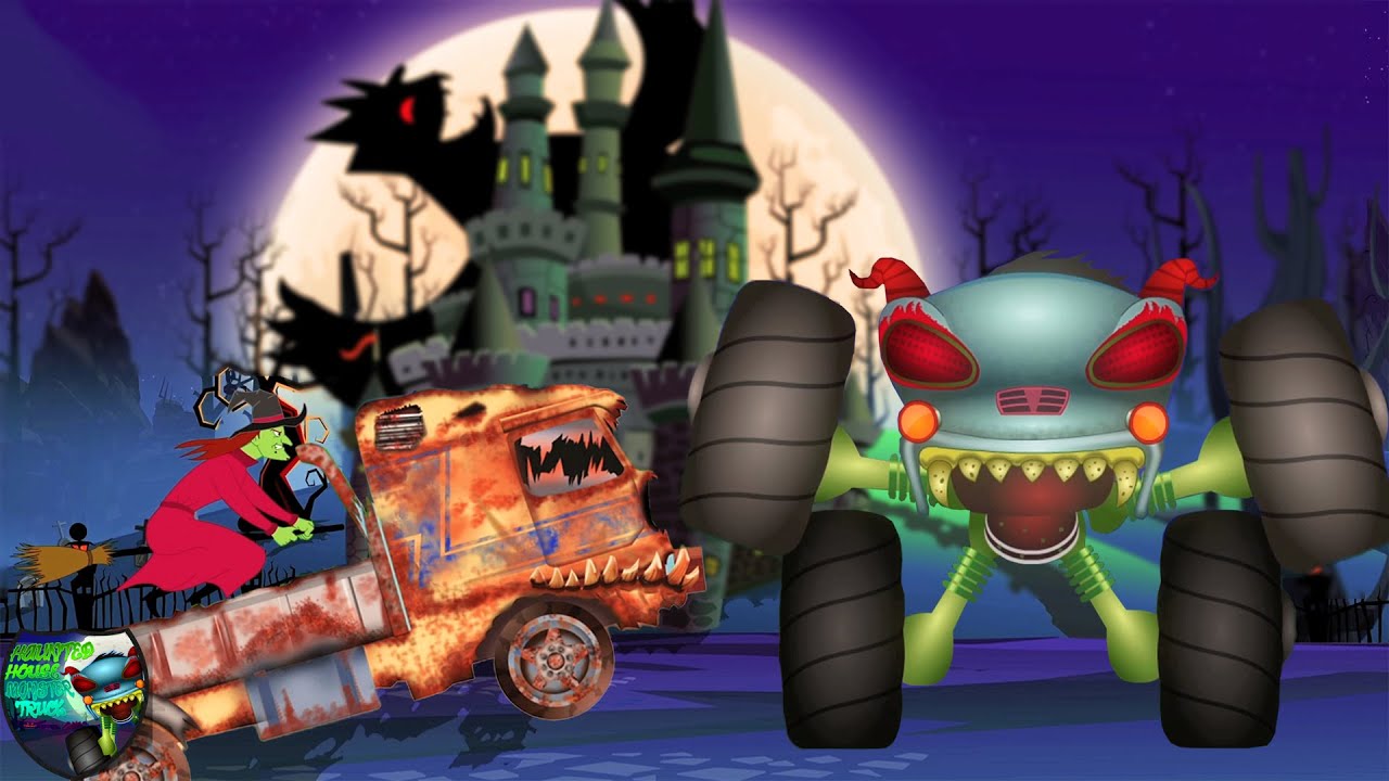 Haunted House Monster Halloween Animated Cartoon Video for Preschool ...