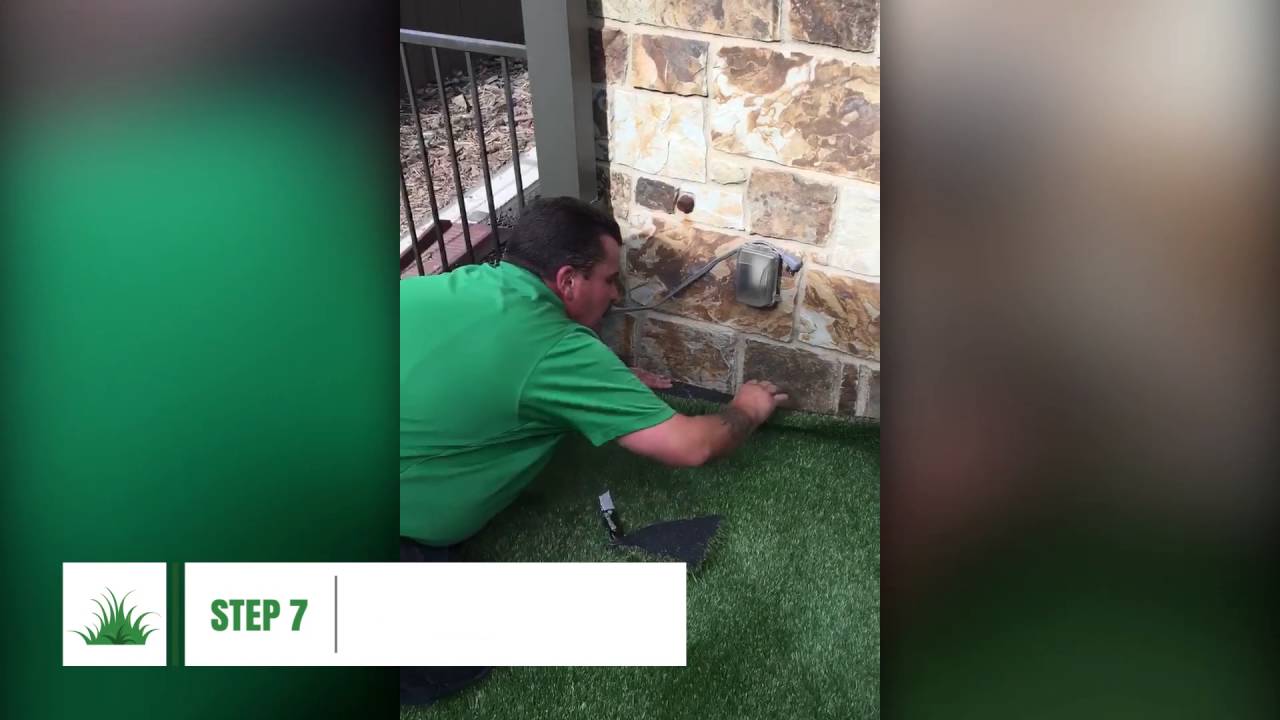 How to Install Artificial Turf-Synthetic Grass - Lawn Pros-DIY. - YouTube