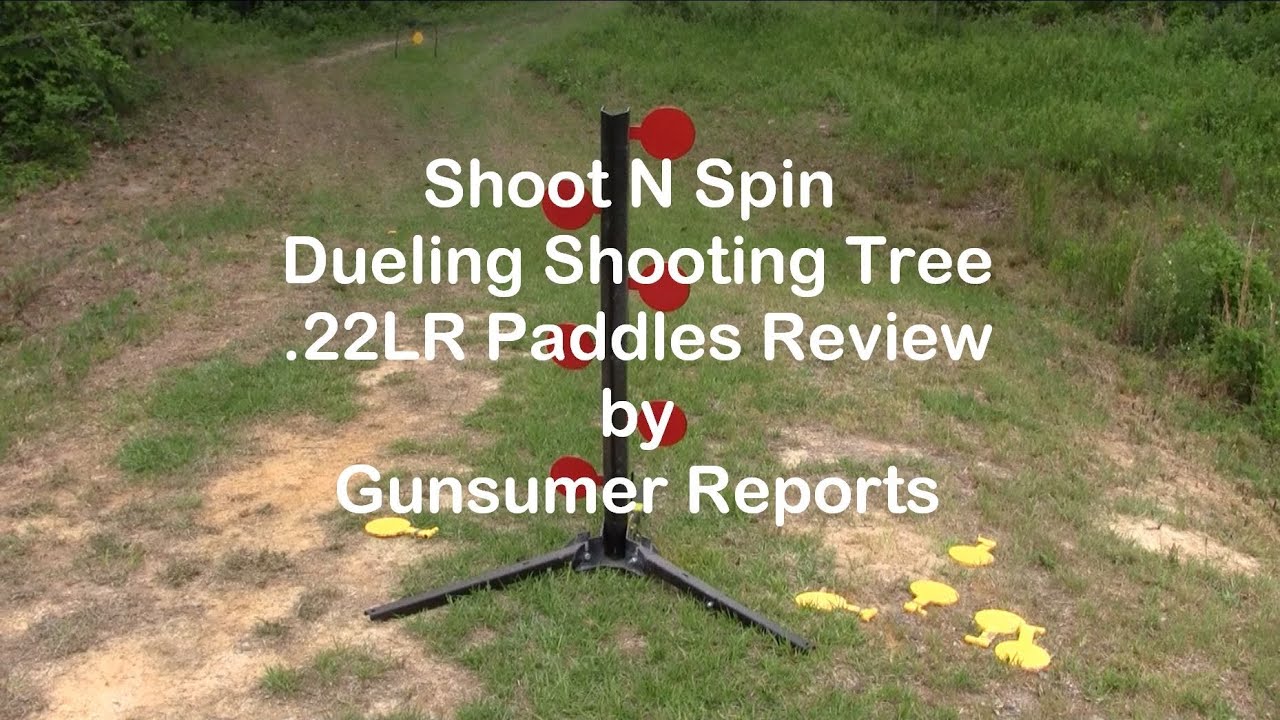 Shoot N Spin Dueling Tree .22LR Paddles Review - YouTube