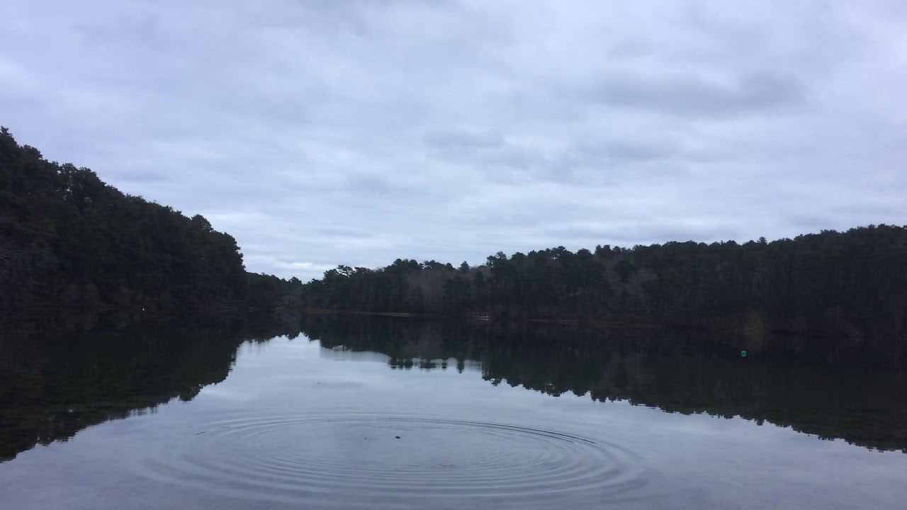 Still moment at Long Pond, Wellfleet - YouTube