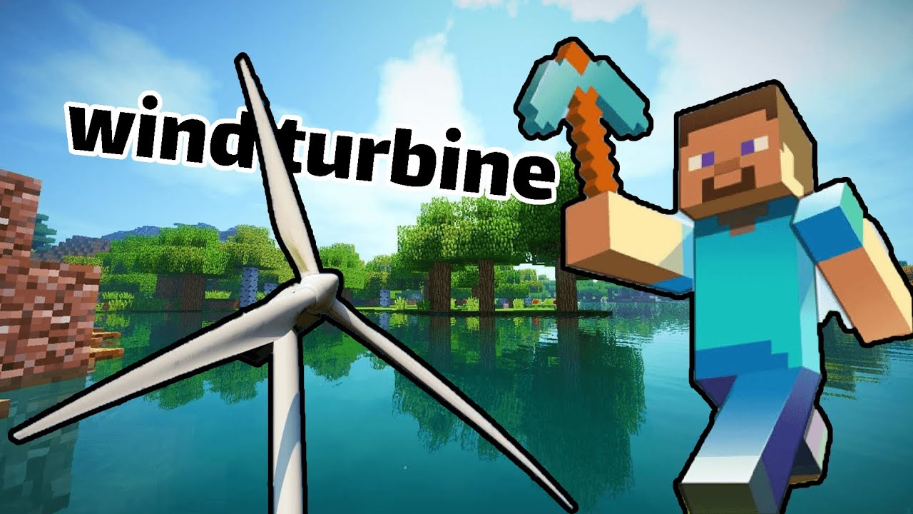 wind turbines in Minecraft ?! 🌪️#EP2 - YouTube