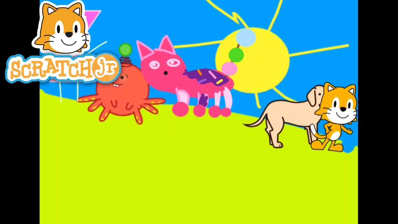 Mr. Golden Sun Sing-Along | Scratch Junior Animation - YouTube