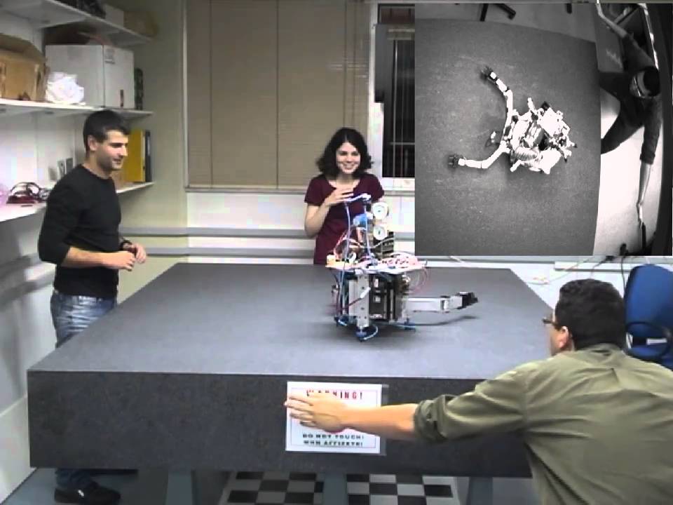 Space Robot Emulator - Early Experiments - YouTube