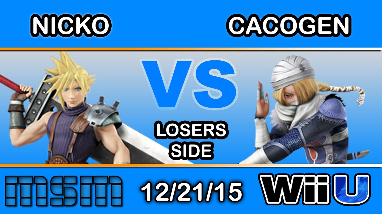 MSM 29 – 2Scoops | Nicko (Cloud) Vs. Cacogen (Sheik) Losers Side ...