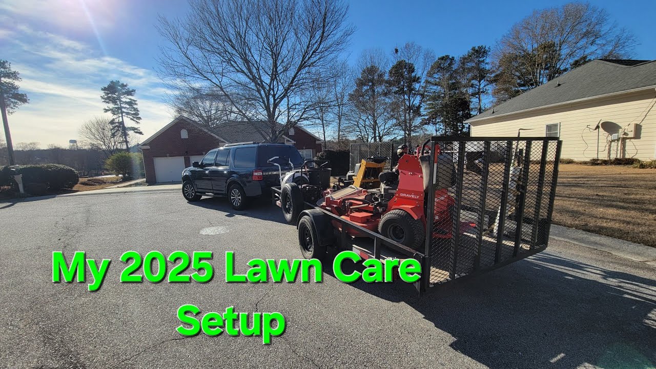 Lawn care setup 2025 - YouTube