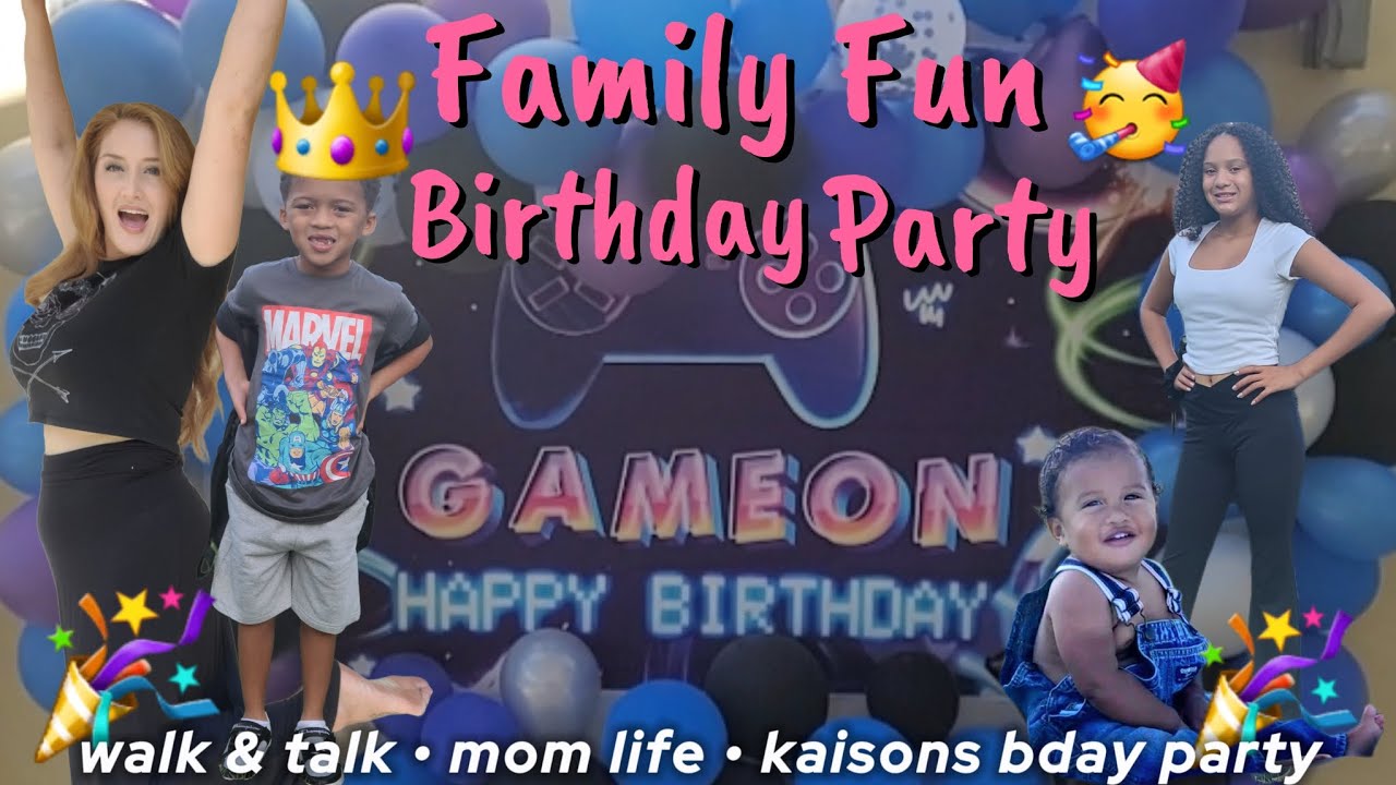 Fun Birthday Party at the Park 🎉 Mom of 3 Celebrates with Family ...