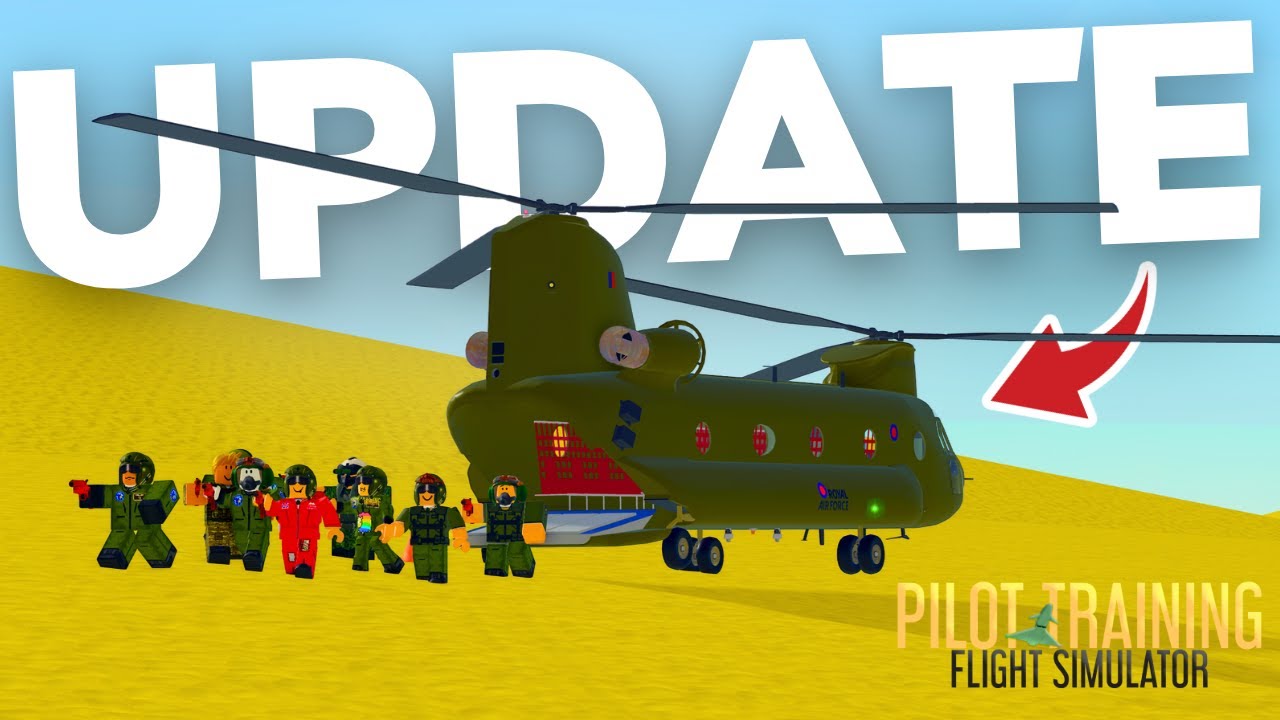 PTFS UPDATE: NEW CHINOOK & GROUND CREW VEHICLES! (Roblox) - YouTube