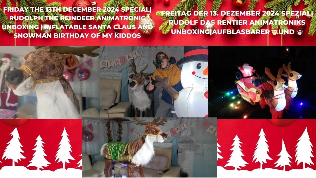 Friday the 13th December 2024 Special| Rudolph the Reindeer Animatronic ...