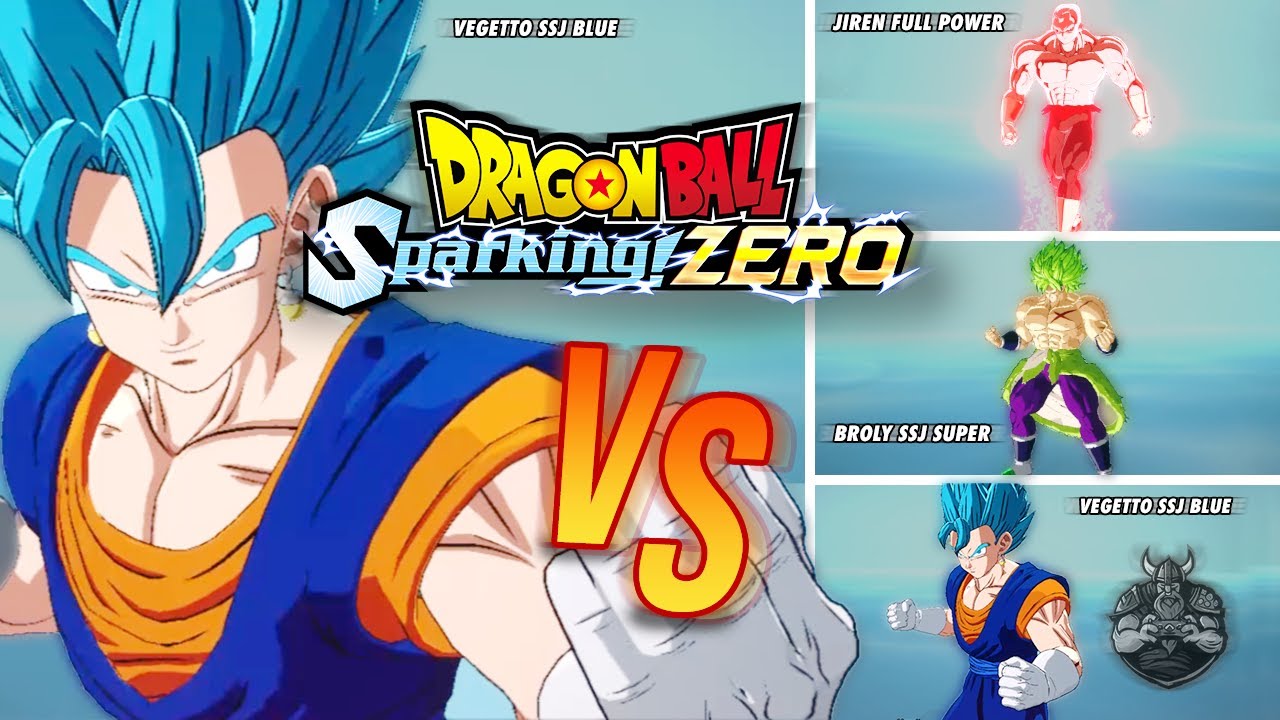 VEGETTO SSJ BLUE VS JIREN 100% BROLY SUPER VEGETTO BLUE |🐉DRAGON BALL ...