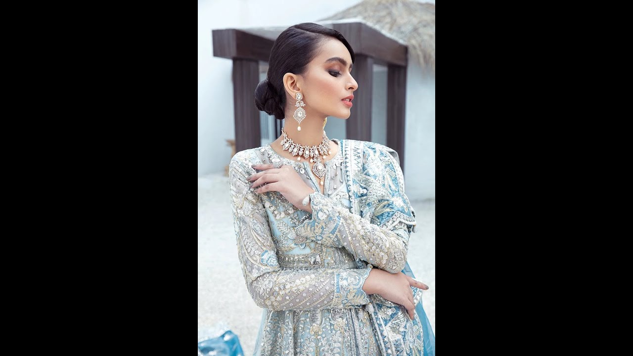 Freesia By Maryam N Maria Premium-Bridal Collection V-1-Ocean Drift F ...