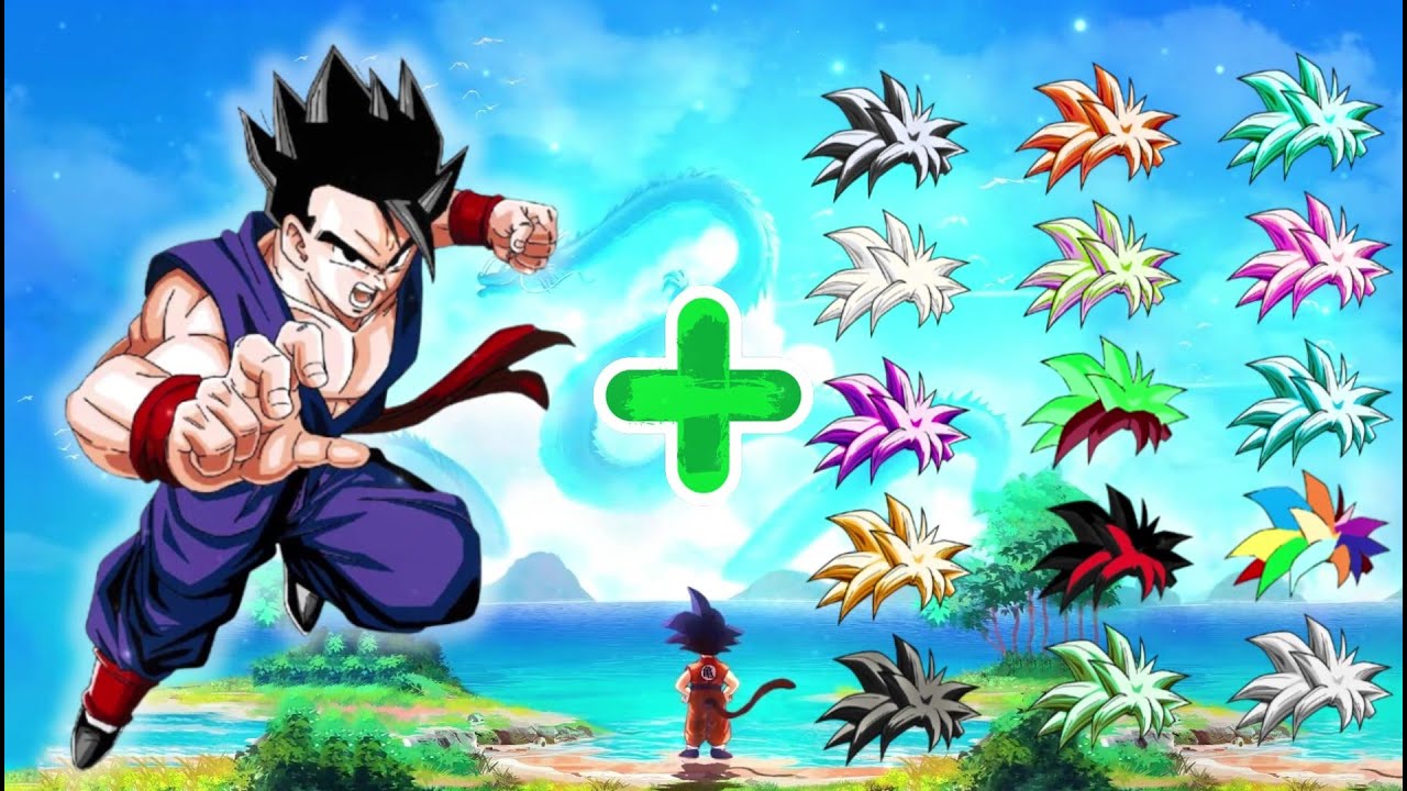 Gohan In All Hair Mode (Every Color) ⚡🎨 #DragonBall #DBS #LegendsRealm ...