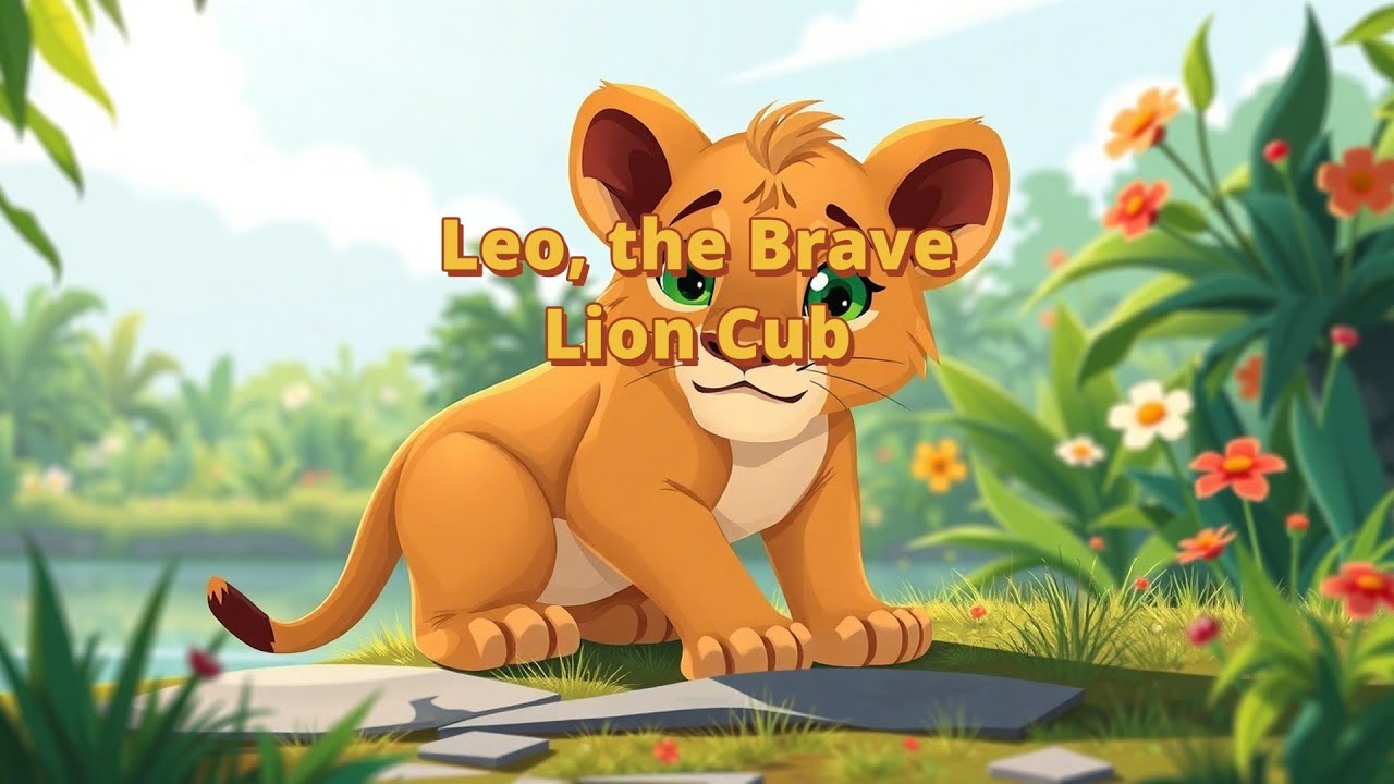Leo, the Brave Lion Cub | Bedtime Stories For Kids In English| Bed time ...