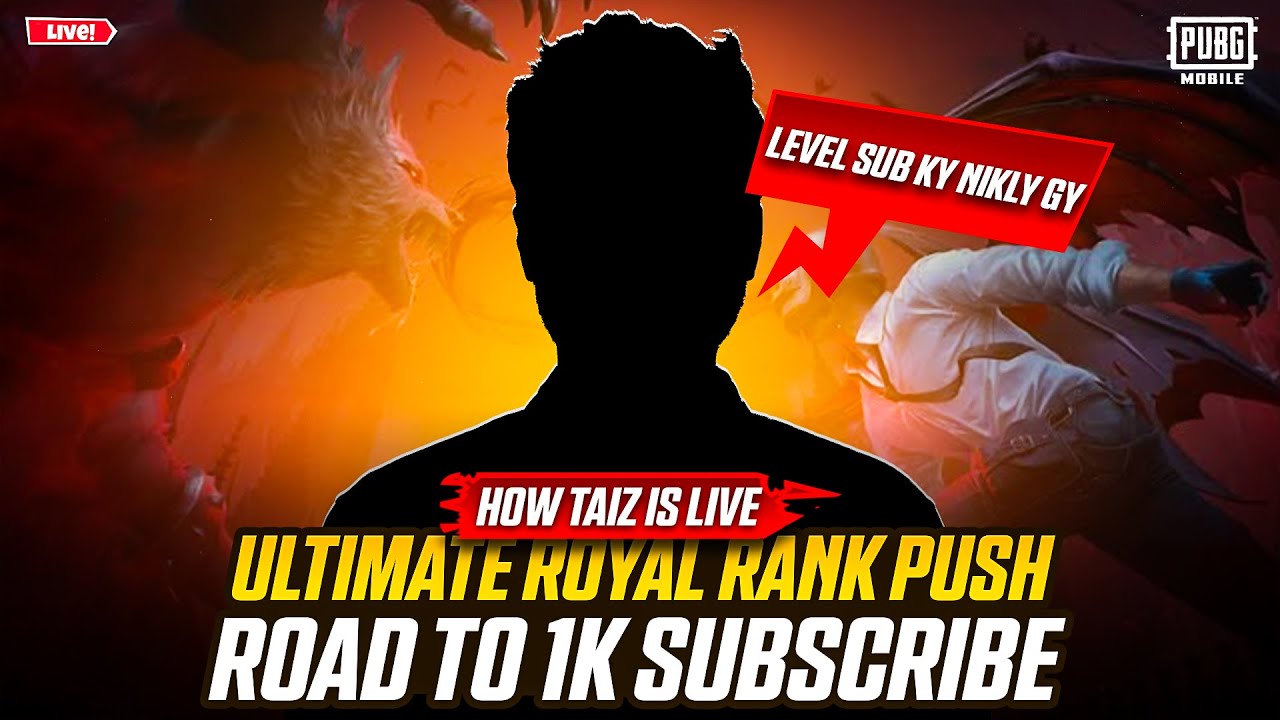 Day 12 900 points Left for Ultimate Legend | Road to 1k subs | How Taiz Is Live - YouTube