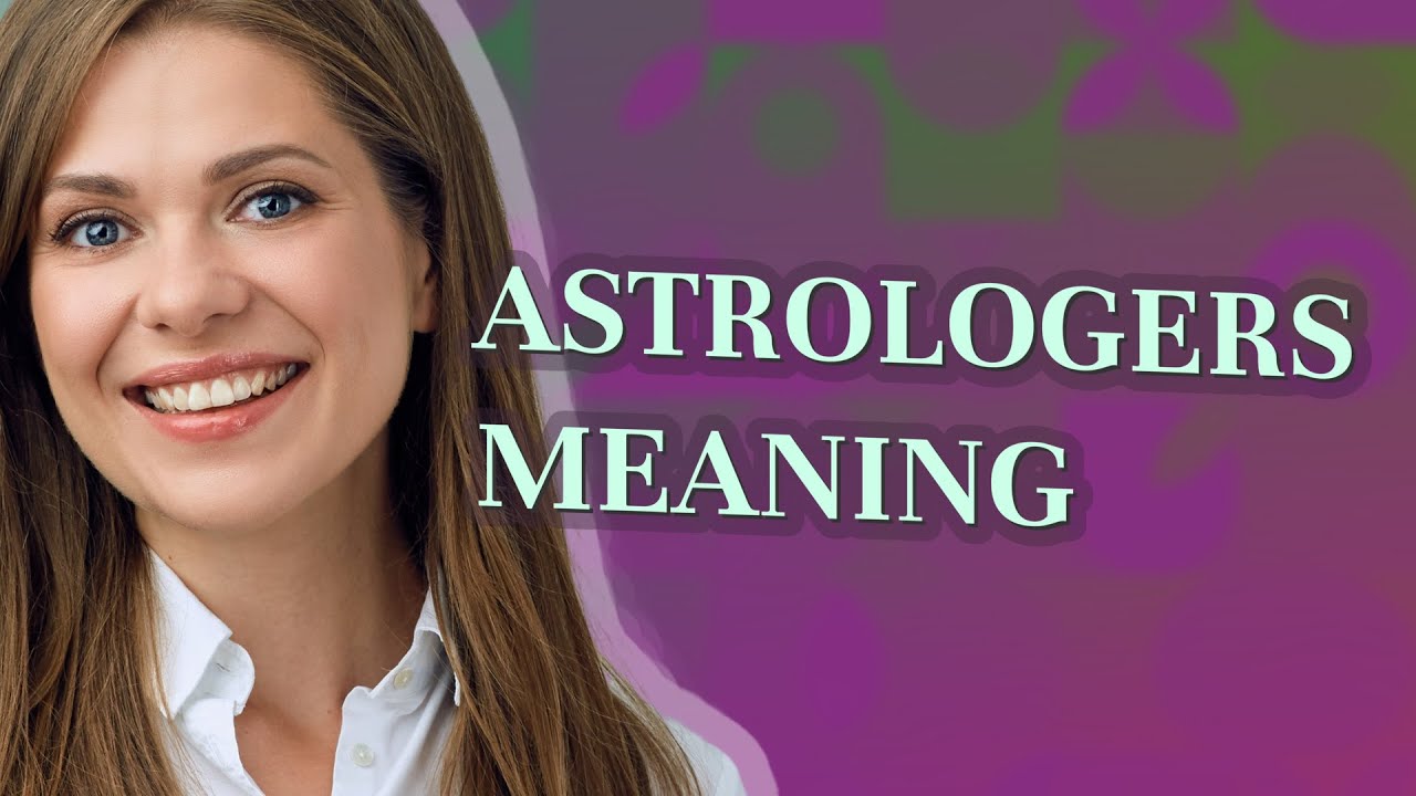 Astrologers | meaning of Astrologers - YouTube