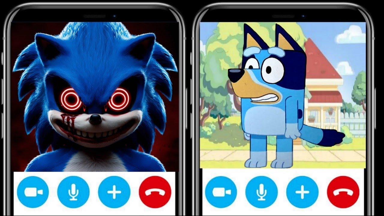 SONIC SCARED BLUEY BADLY, DID BLUEY RESPOND #like - YouTube