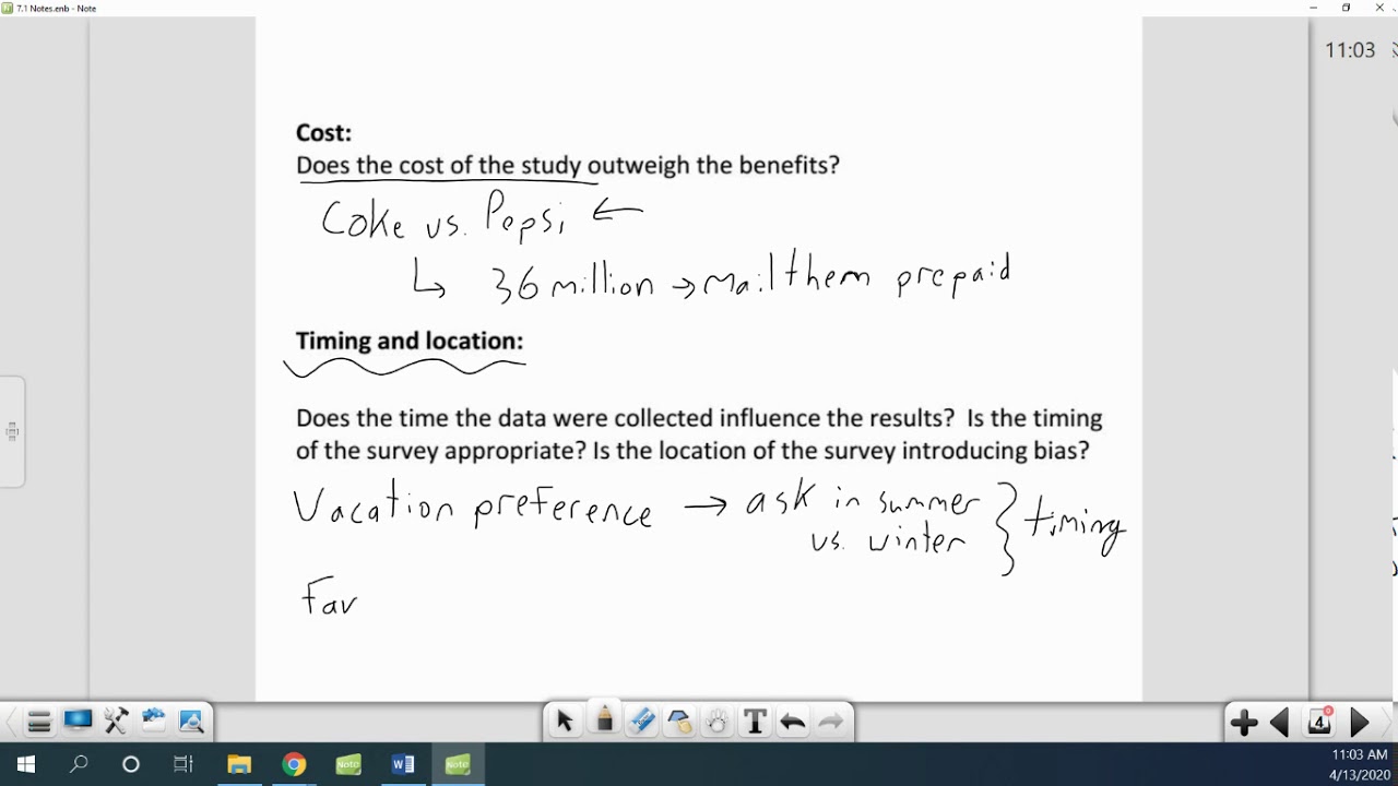 Statistics: 11.1 Factors Affecting Data Collection - YouTube