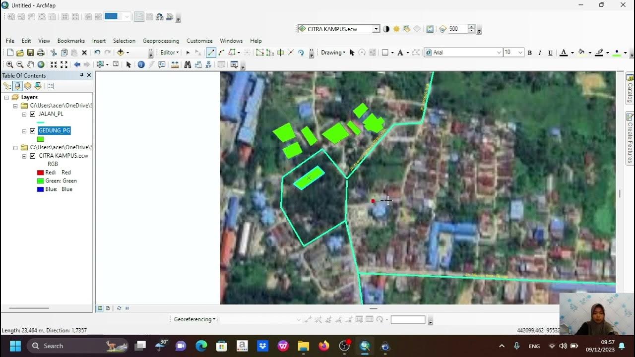 CARA DIGITASI BATAS KAMPUS MENGGUNAKAN POLYLINE DAN POLYGON PADA CITRA ...